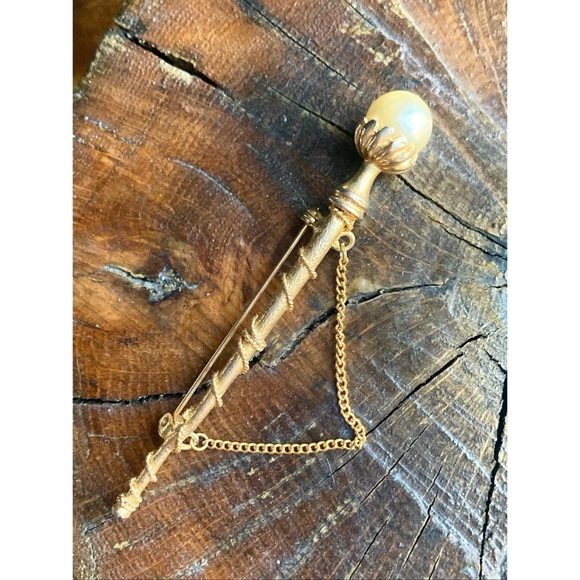 Vintage | Accessories | Vintage Scepter Drum Corps Mace Staff Pinbrooch ...
